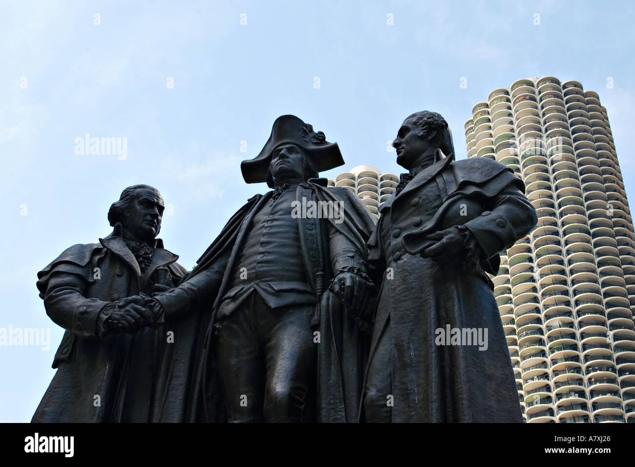 SCULPTURE Chicago Illinois George Washington Lorado Taft sculpture ...