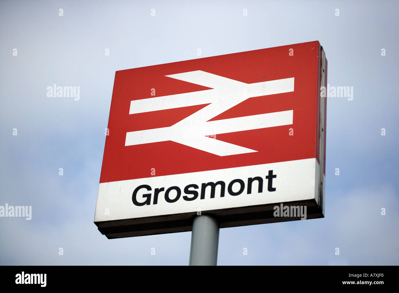 A British Rail sign at Grosmont North Yorkshire England UK Stock Photo ...