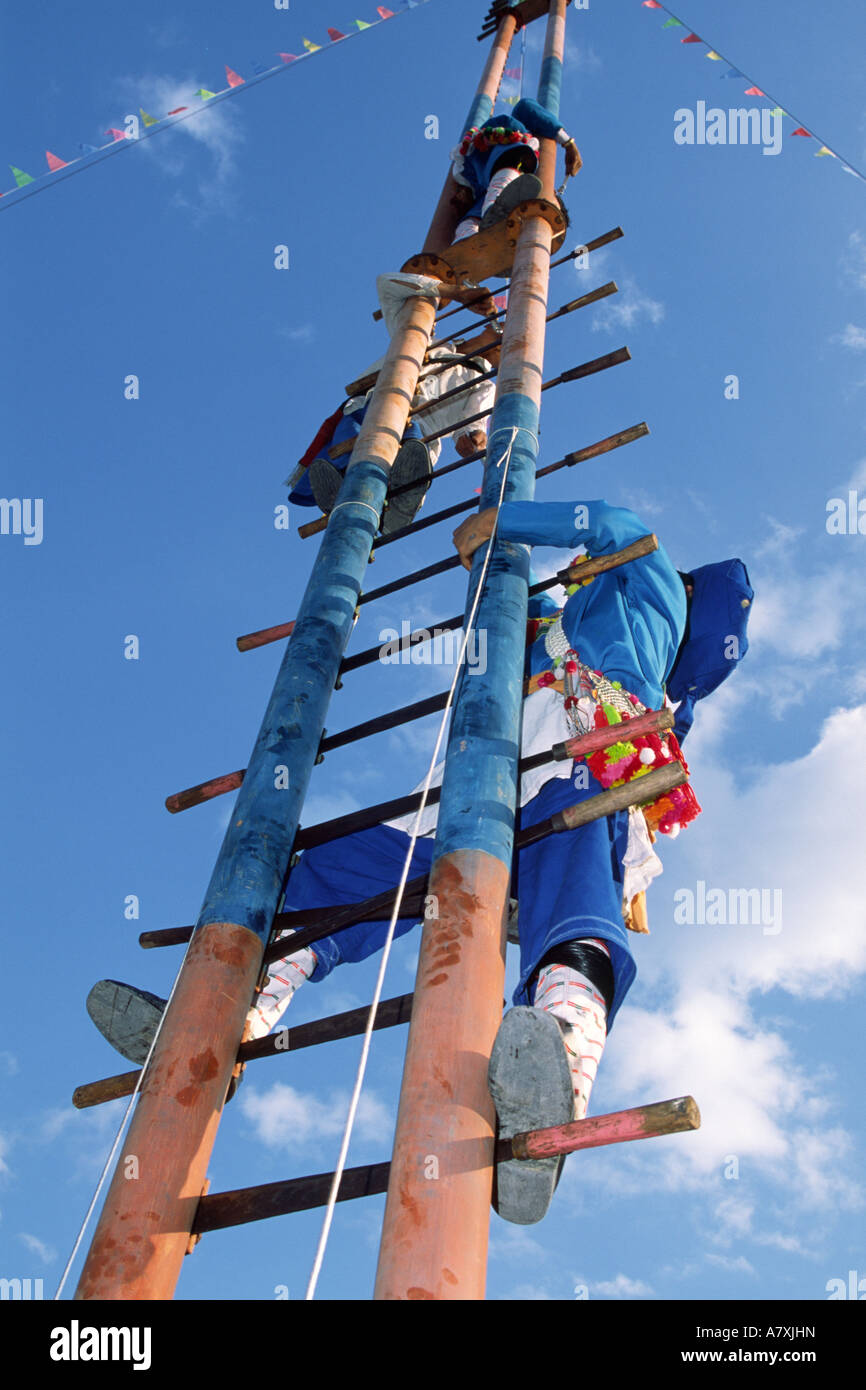 Asia, China, Yunnan, Baoshan Region. 72 swords installed as ladder ...