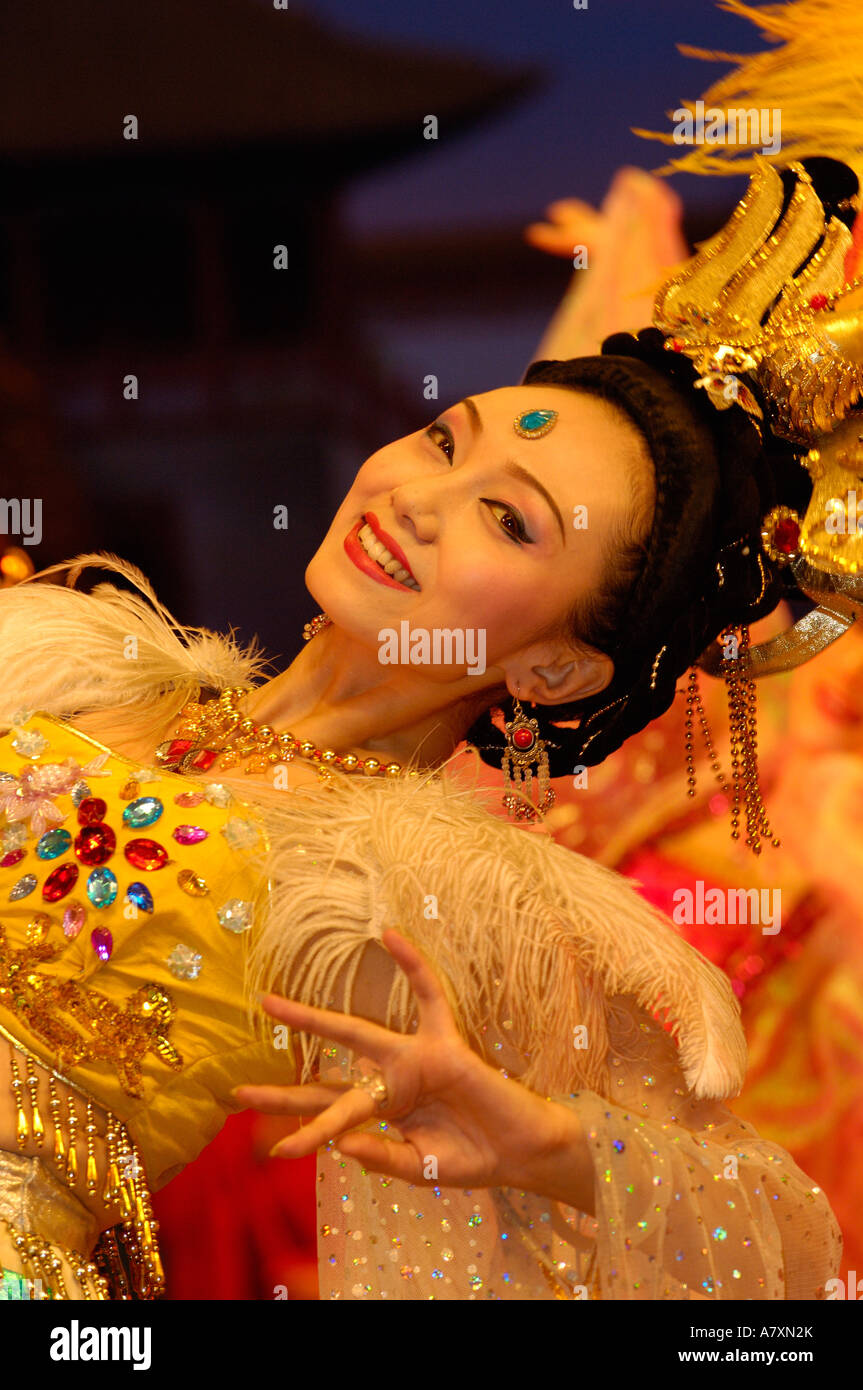 Dance from the time of the Tang Dynasty. Shaanxi Grand Opera House. Xi ...