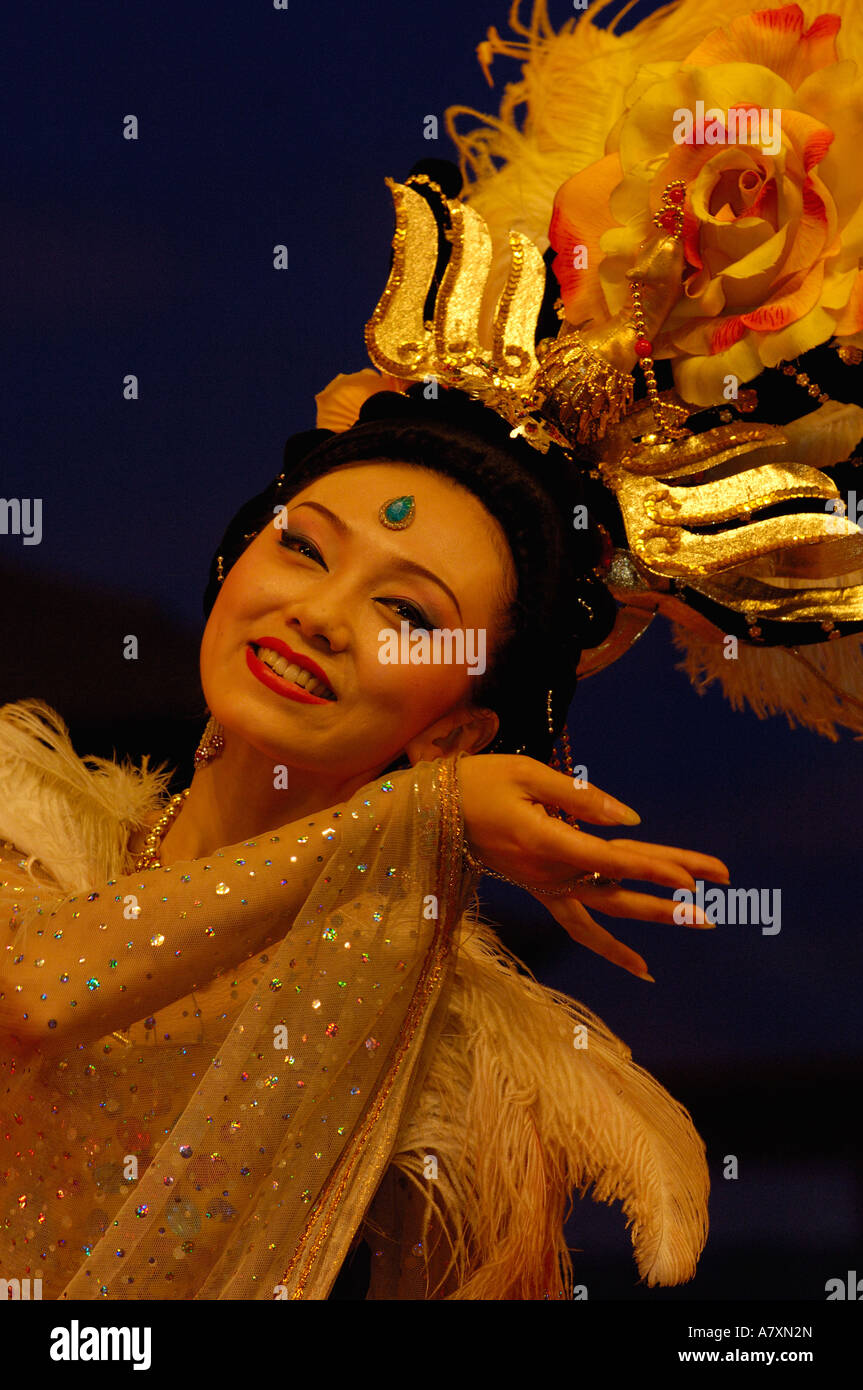 Dance from the time of the Tang Dynasty. Shaanxi Grand Opera House. Xi ...