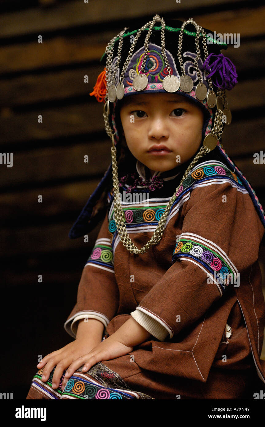 Hani Ethnic minority people. Yuanyang, Honghe Prefecture, Yunnan ...