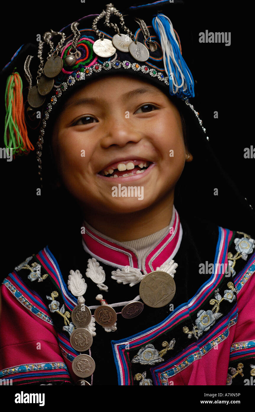 Hani Ethnic minority people. Yuanyang, Honghe Prefecture, Yunnan ...