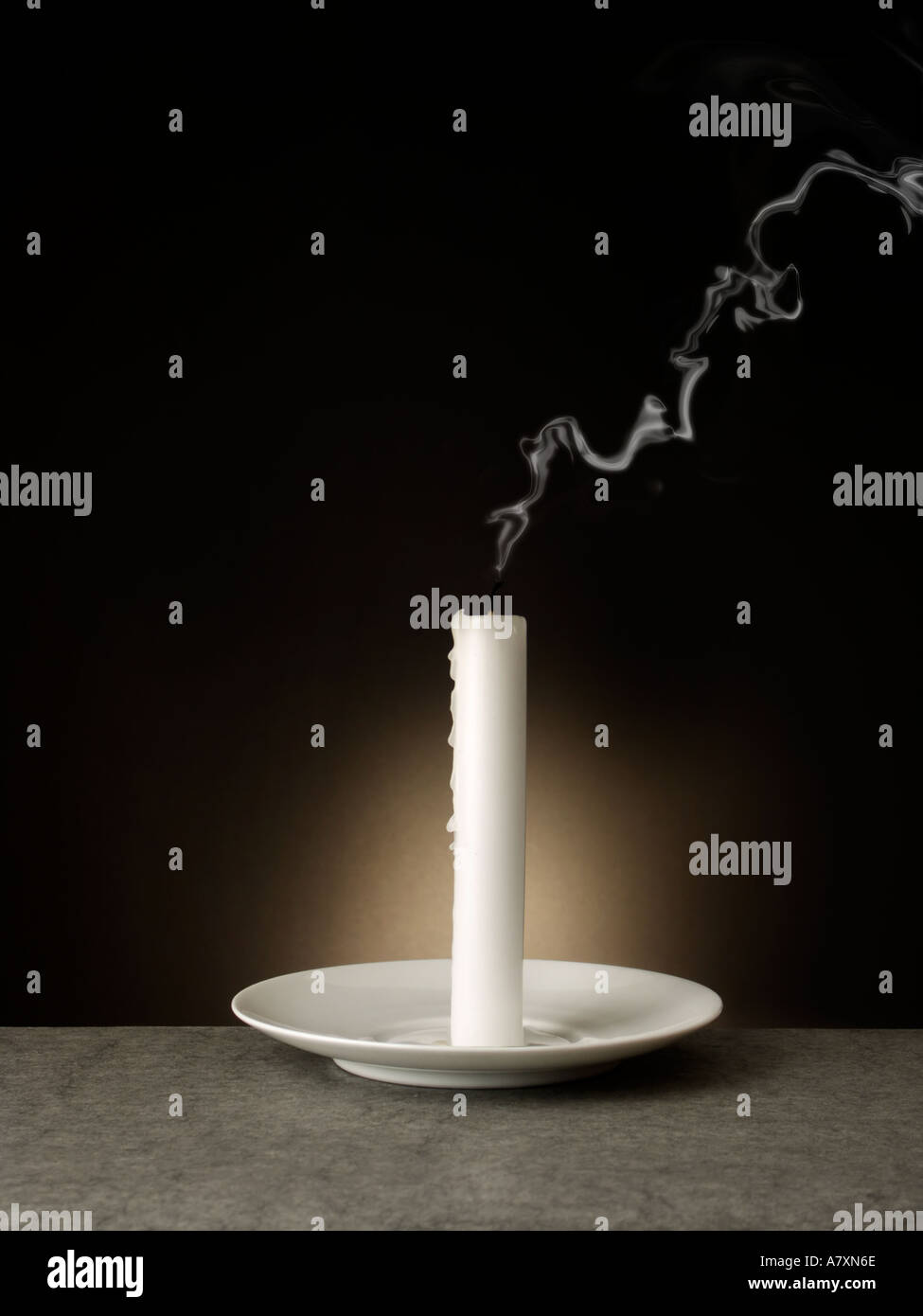 Smoking candle hi-res stock photography and images - Alamy