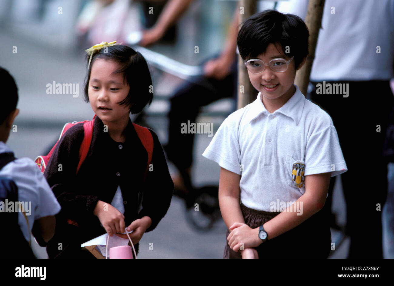 Hong kong school uniform hi-res stock photography and images - Alamy