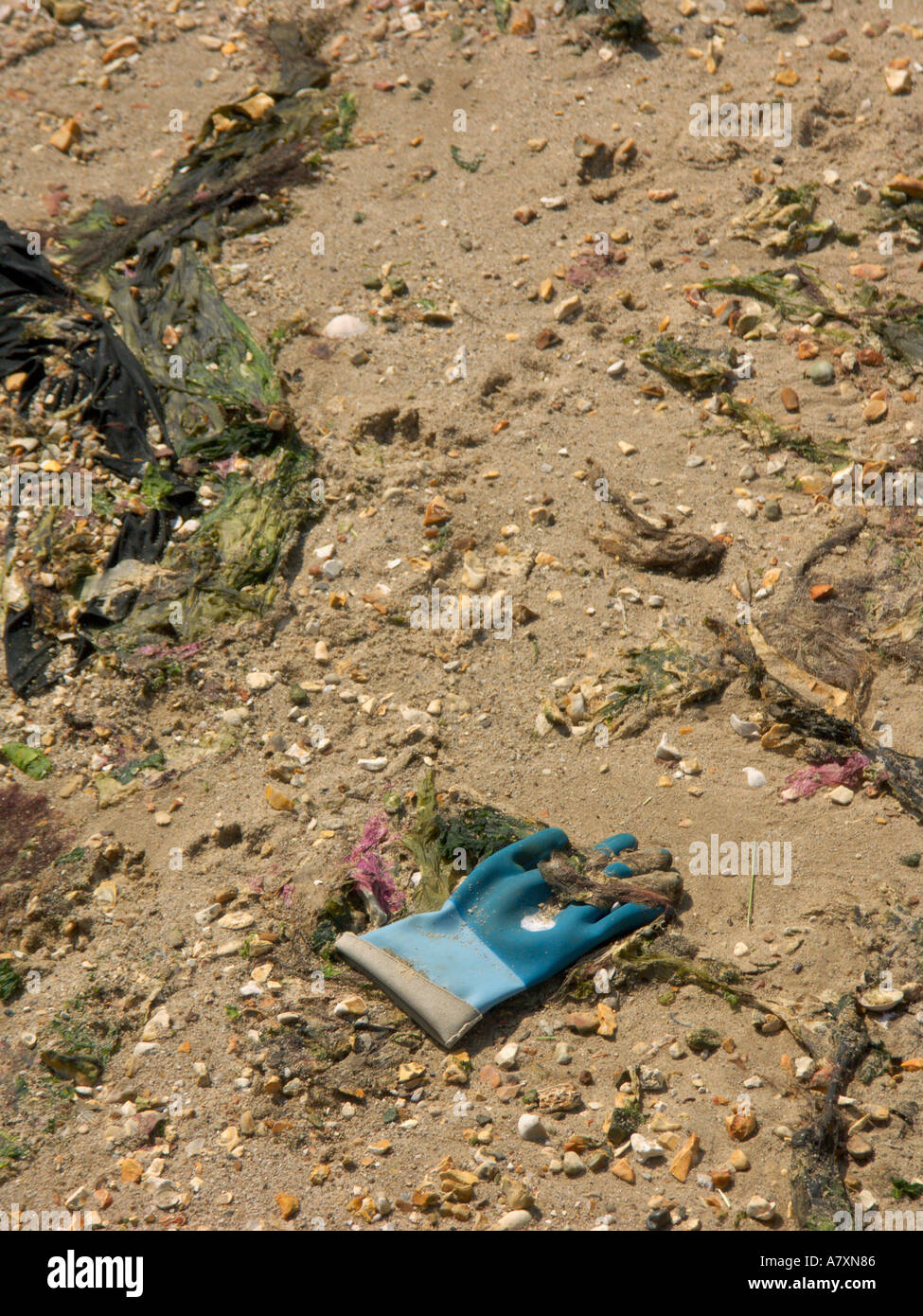 Beach discarded rubbish hi-res stock photography and images - Alamy