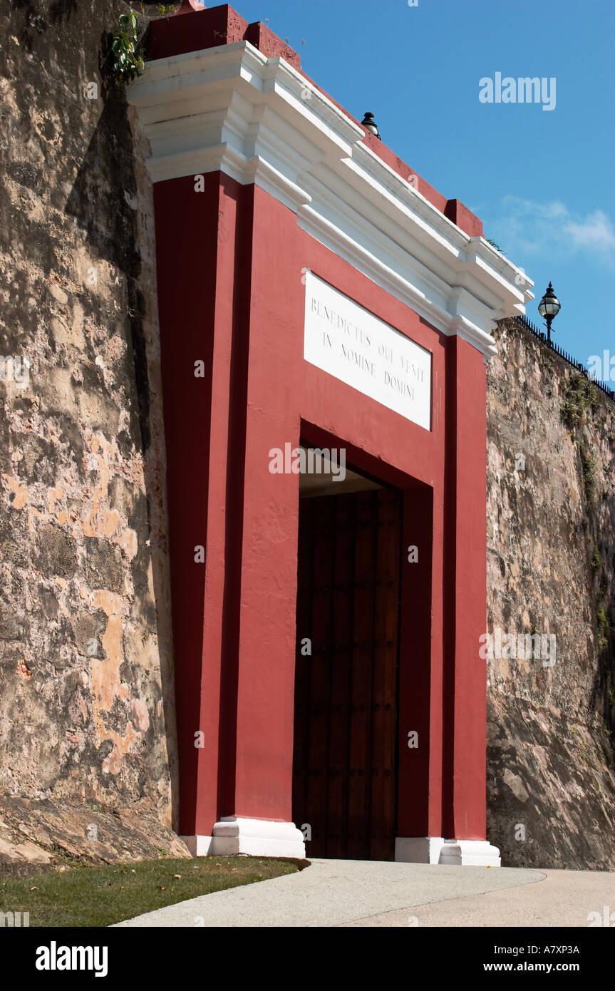 PUERTO RICO San Juan San Juan Gate in city wall Old San Juan built ...