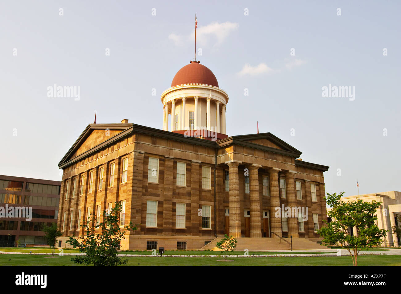 ILLINOIS Springfield Old State Capitol statehouse from 1839 to 1876 ...