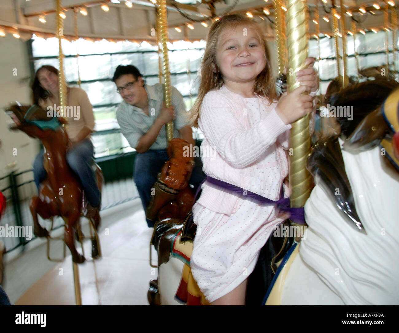 Fairground ride mother and child hi-res stock photography and images ...