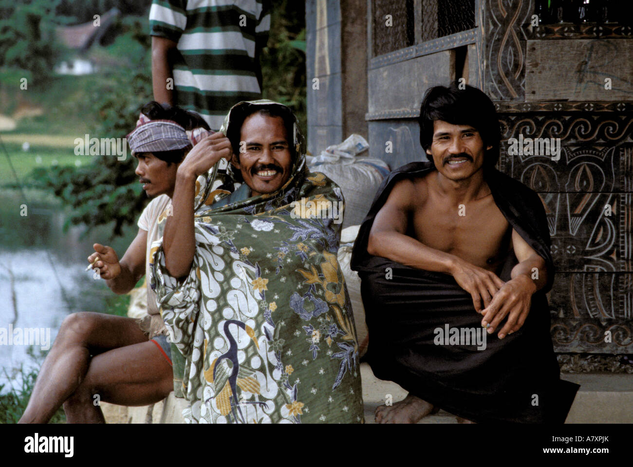 Asia, Indonesia, Sulawesi, Tana Toraja. Local men Stock Photo - Alamy