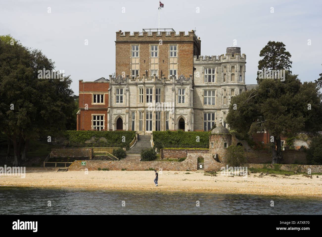 Brownsea Castle on Brownsea Island in Poole Harbour Dorset England ...
