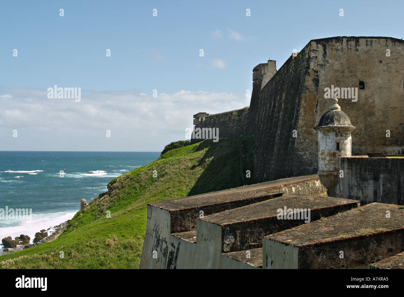 PUERTO RICO San Juan Old San Juan Fort San Cristobal fortress built by ...