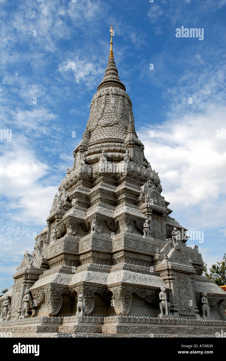 Stupa Royal Palace Complex Phnom Penh Cambodia Stock Photo - Alamy