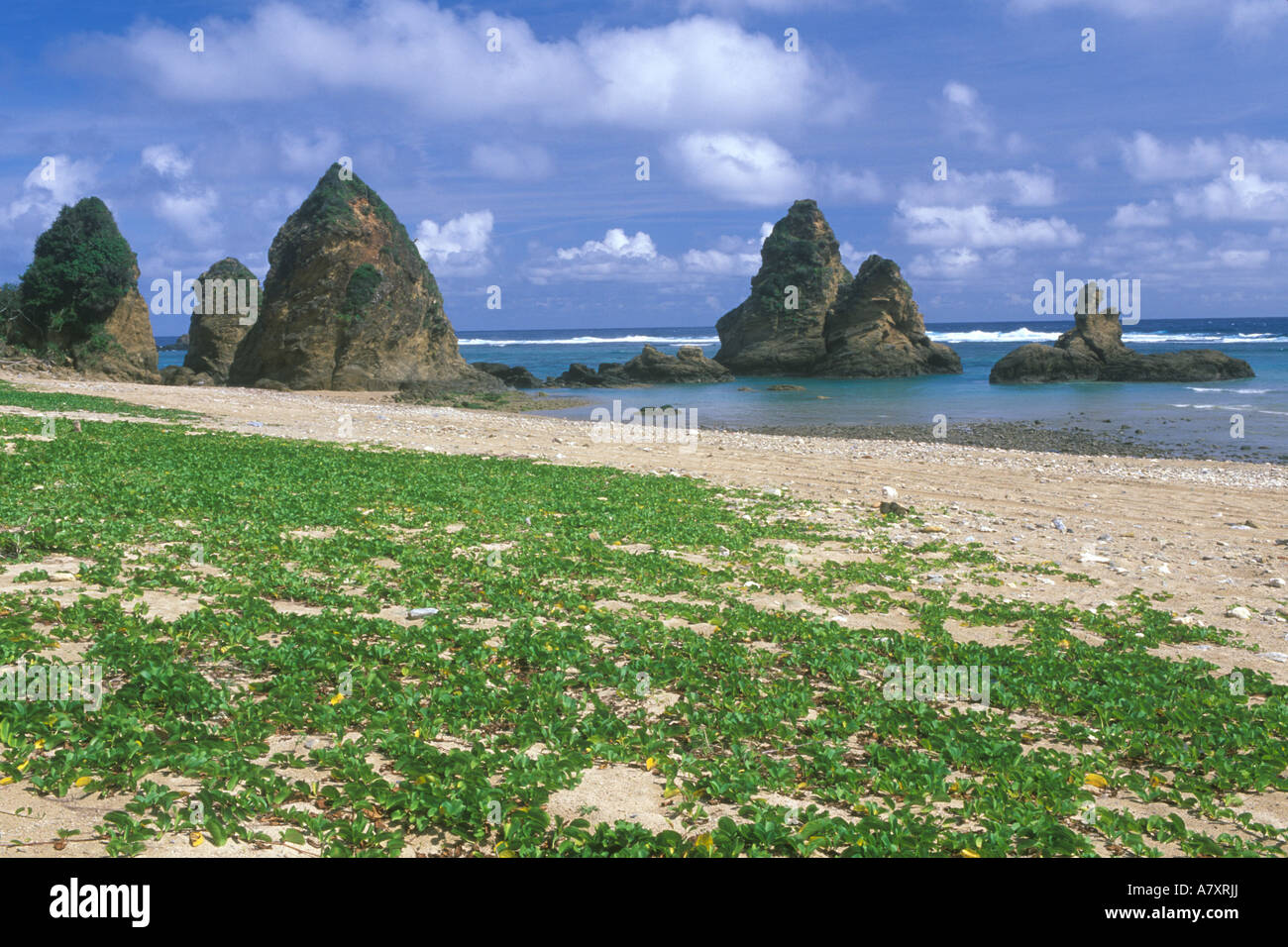 Asia, Japan, Okinawa, Yambaru Coastline, Sea Stacks Stock Photo - Alamy