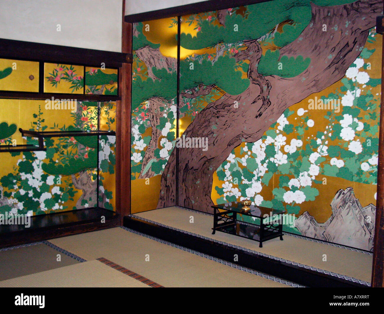 Asia, Japan, Kyoto. Golden Fusuma Stock Photo - Alamy