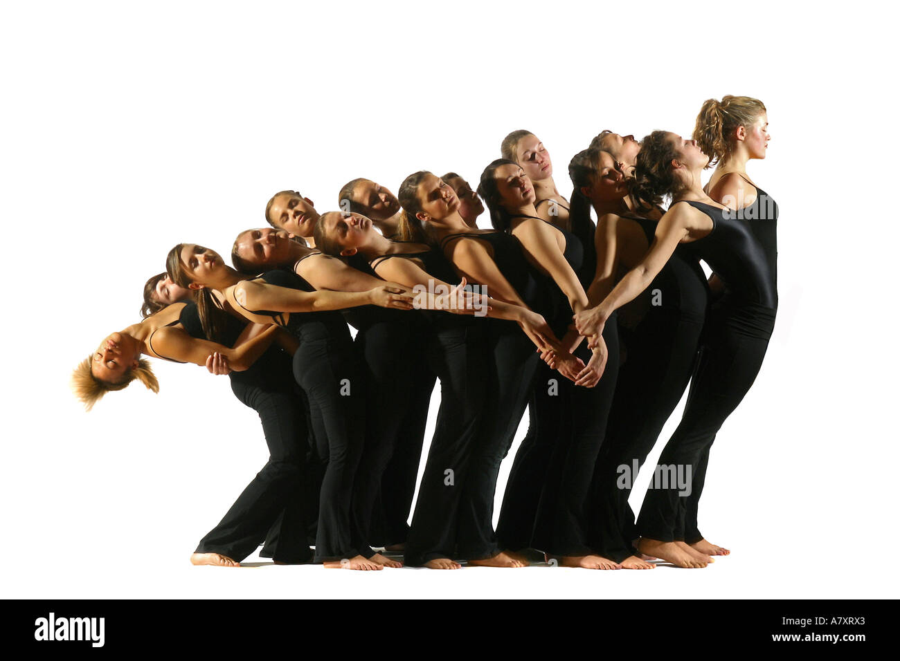 Hands pulling together Cut Out Stock Images & Pictures - Alamy