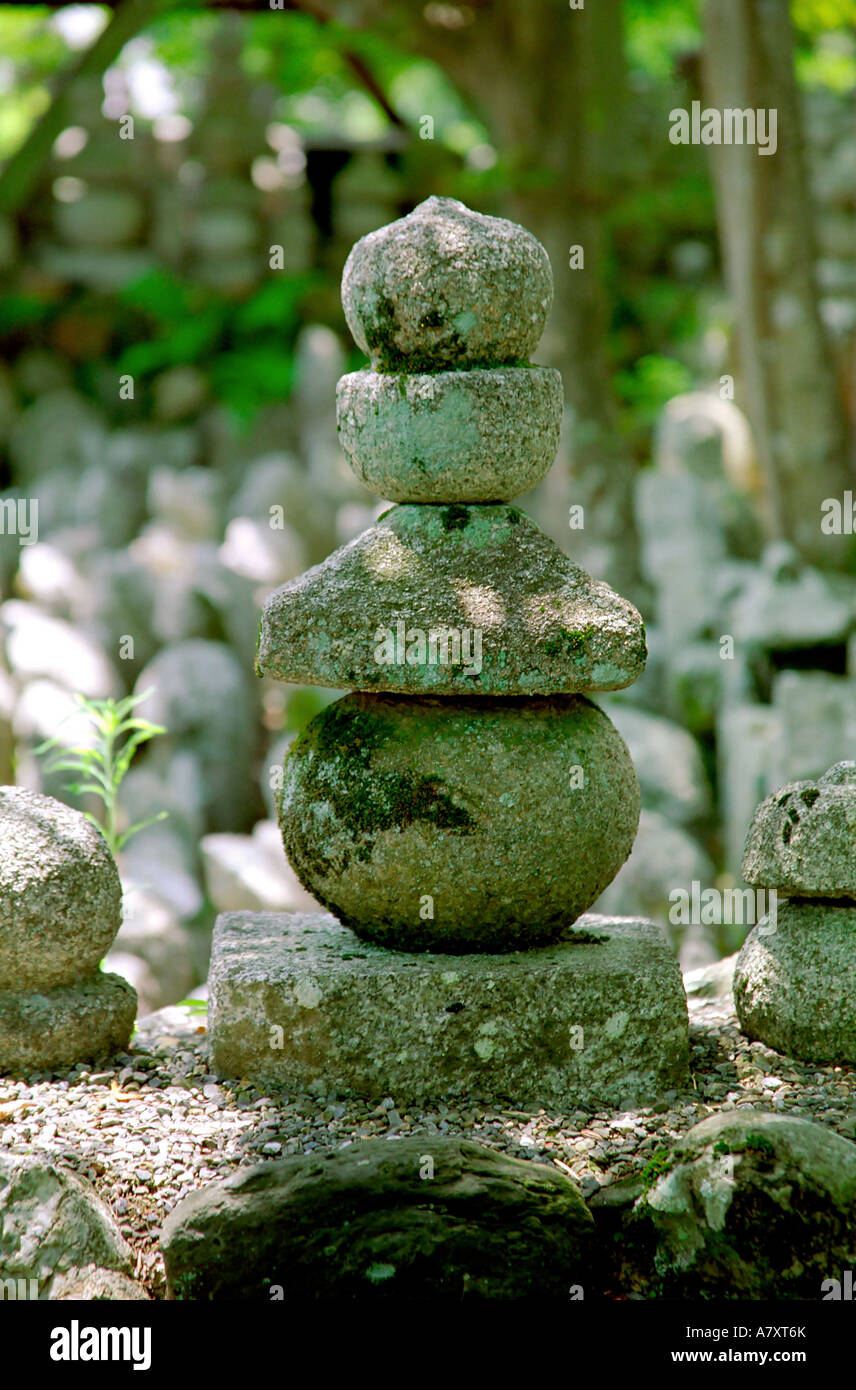 Asia, Japan, Kyoto. Stone Buddhism Image Stock Photo - Alamy