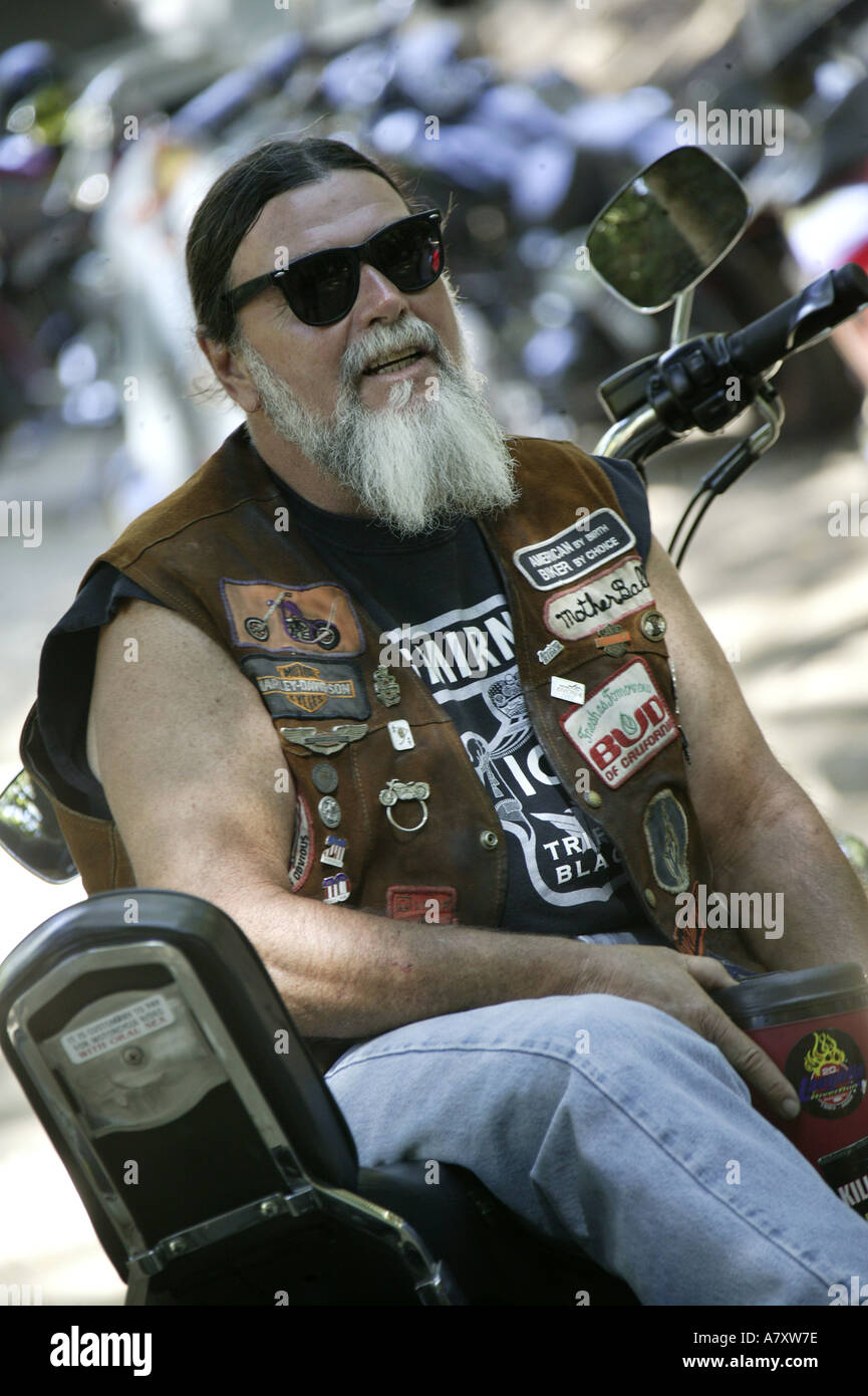 Motorcycle biker middle aged male hi-res stock photography and images ...