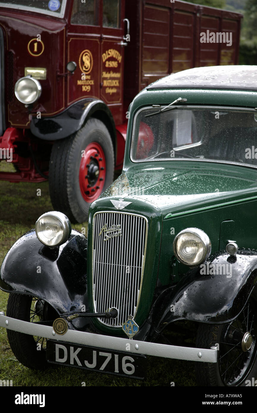 VINTAGE ENGLISH CAR Stock Photo - Alamy
