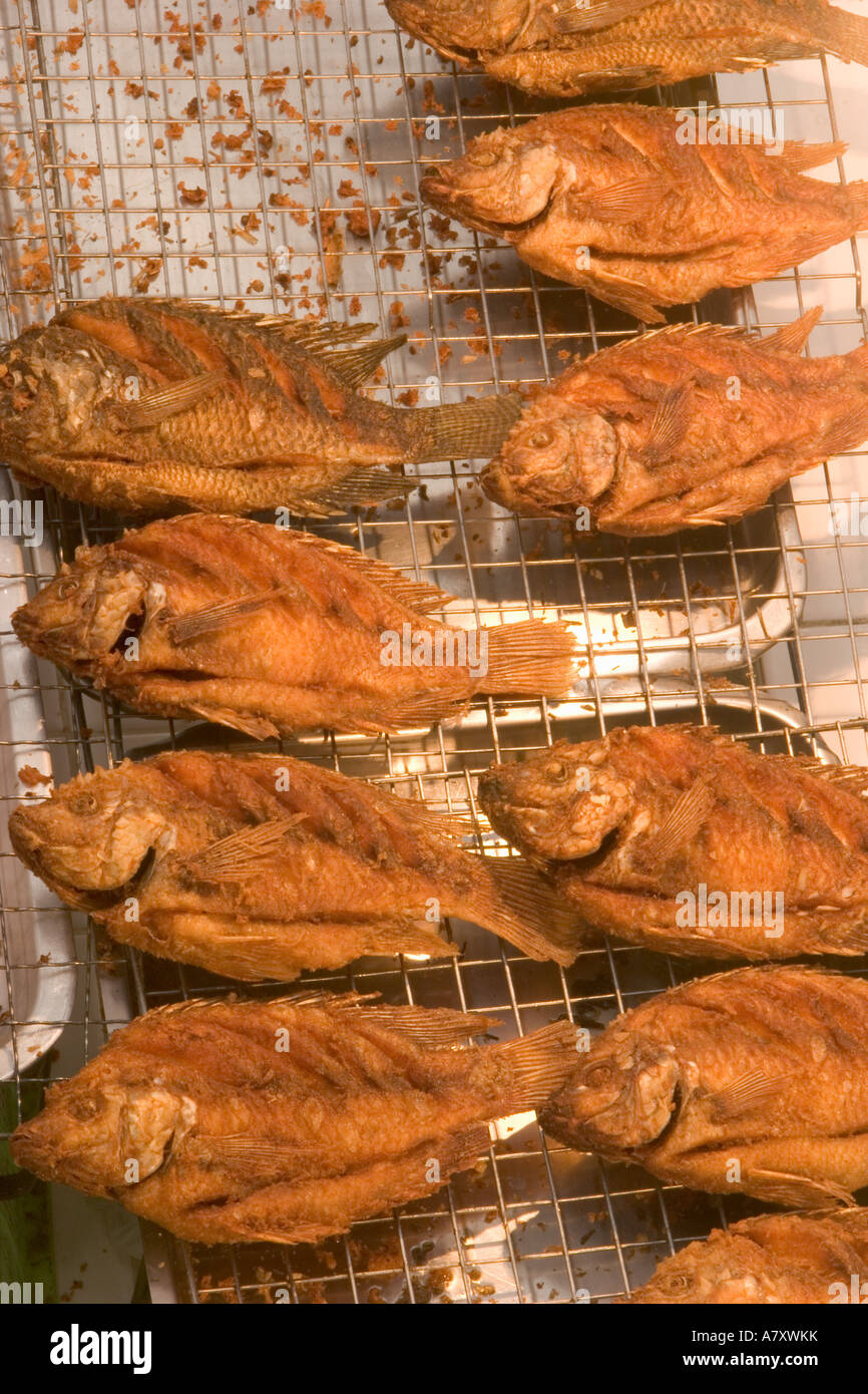 Thailand, Bangkok, Fish Market, Grilled fish Stock Photo - Alamy