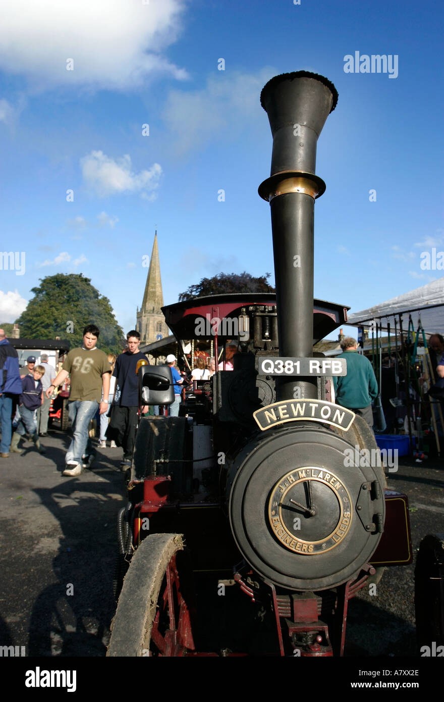 Masham steam engine rally North Yorkshire Stock Photo - Alamy