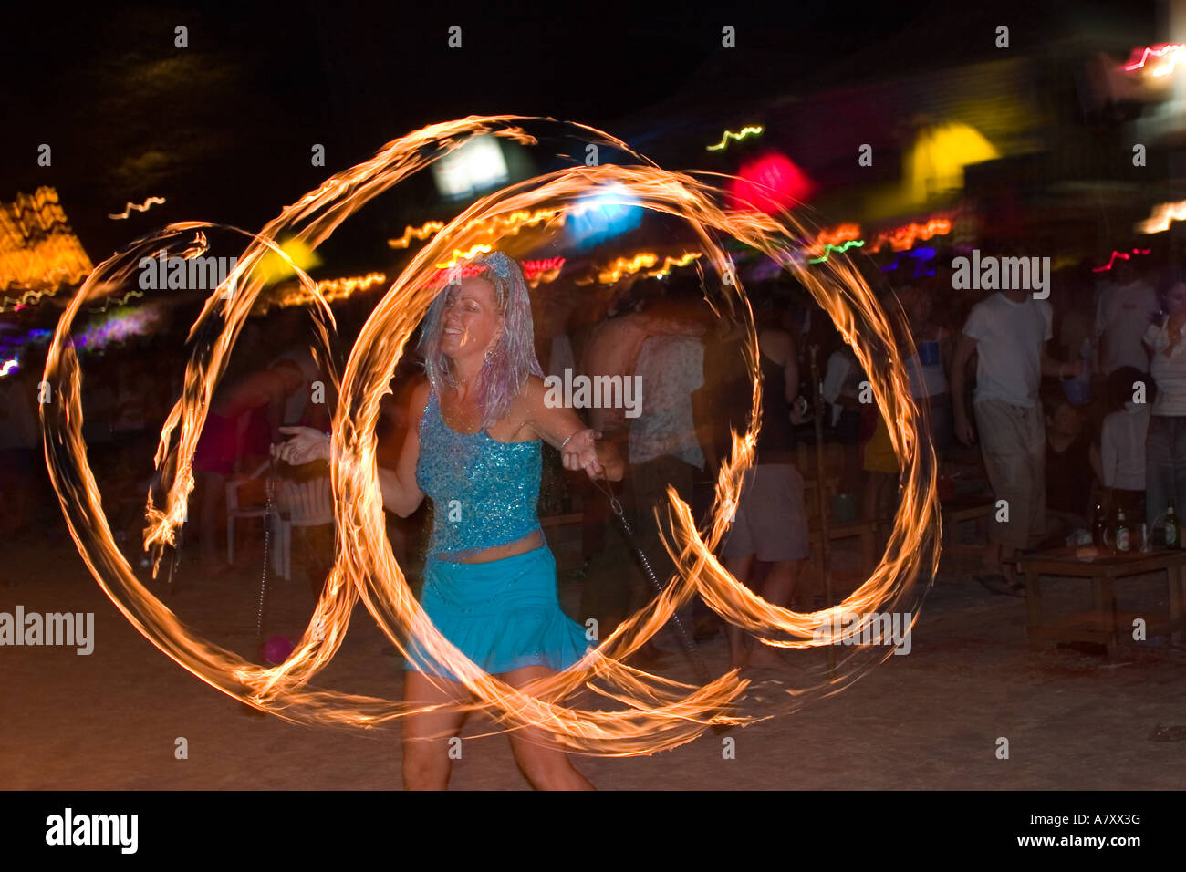 Fire Spinner High Resolution Stock Photography and Images - Alamy
