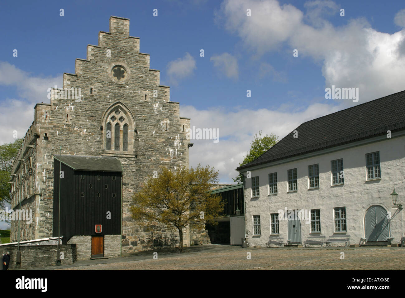 Norway Bergen Håkonshallen Stock Photo - Alamy