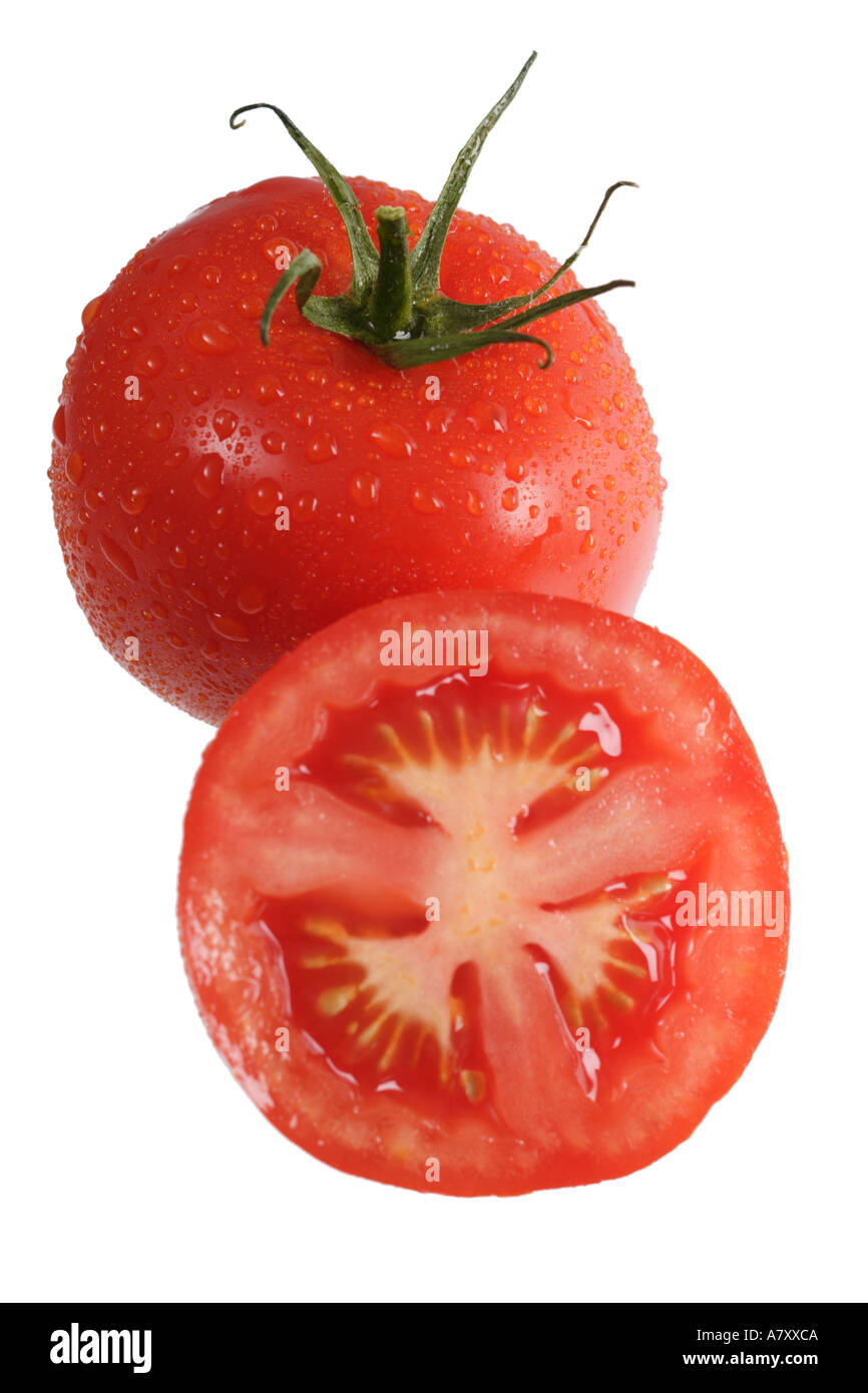 Sliced tomato cut out hi-res stock photography and images - Alamy