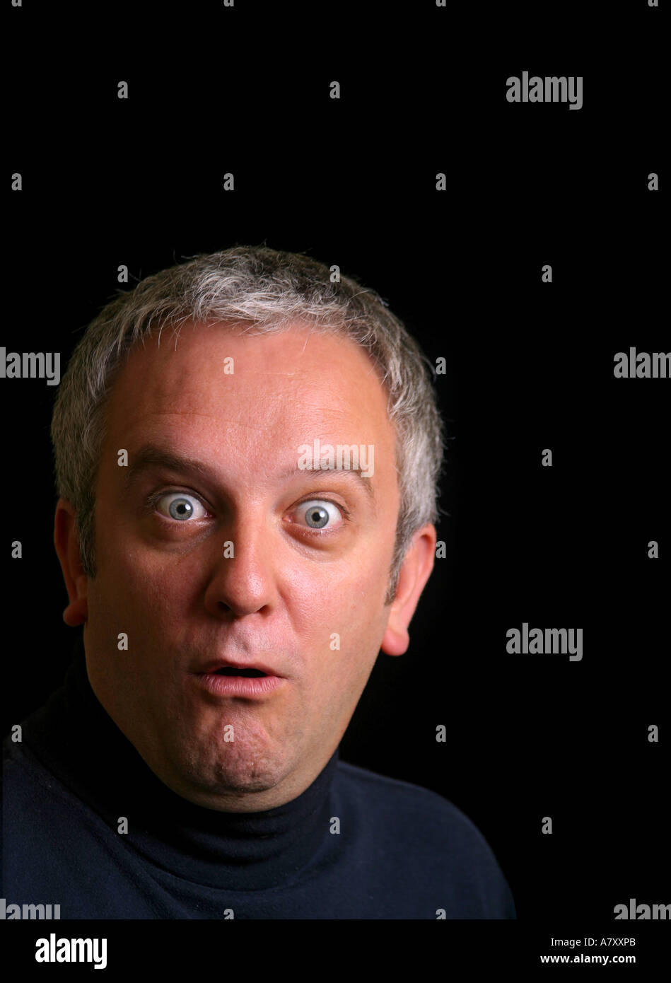 face background oh wide eye amazed shock wonder triple character man ...