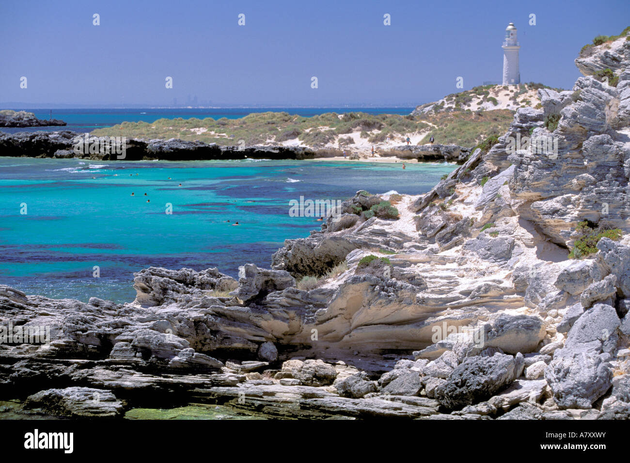 Australia, Western Australia, Perth Area, Rottnest Island, The Basin ...