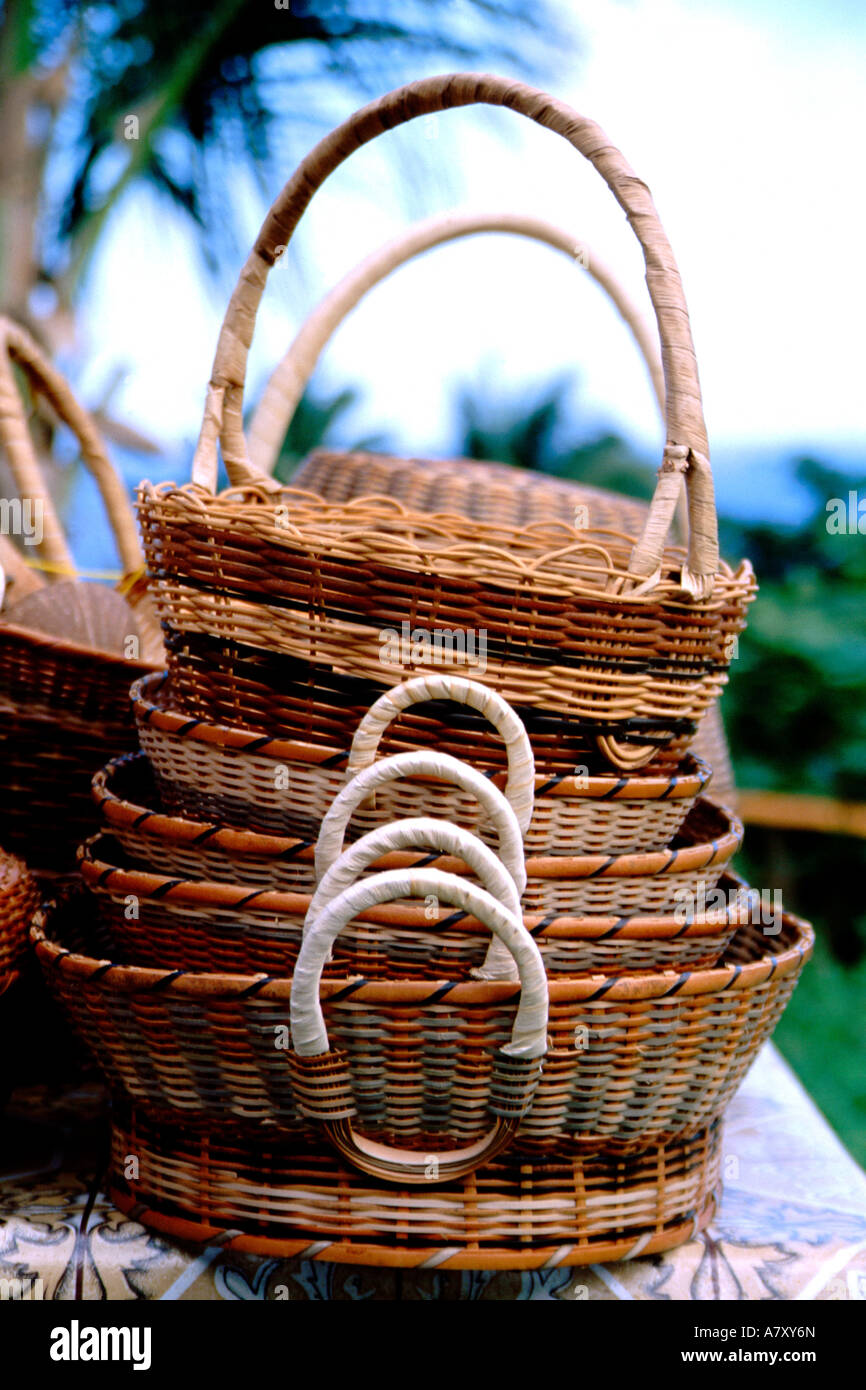 Caribbean, Island of Dominica. Home of the last of the Carib Indians ...