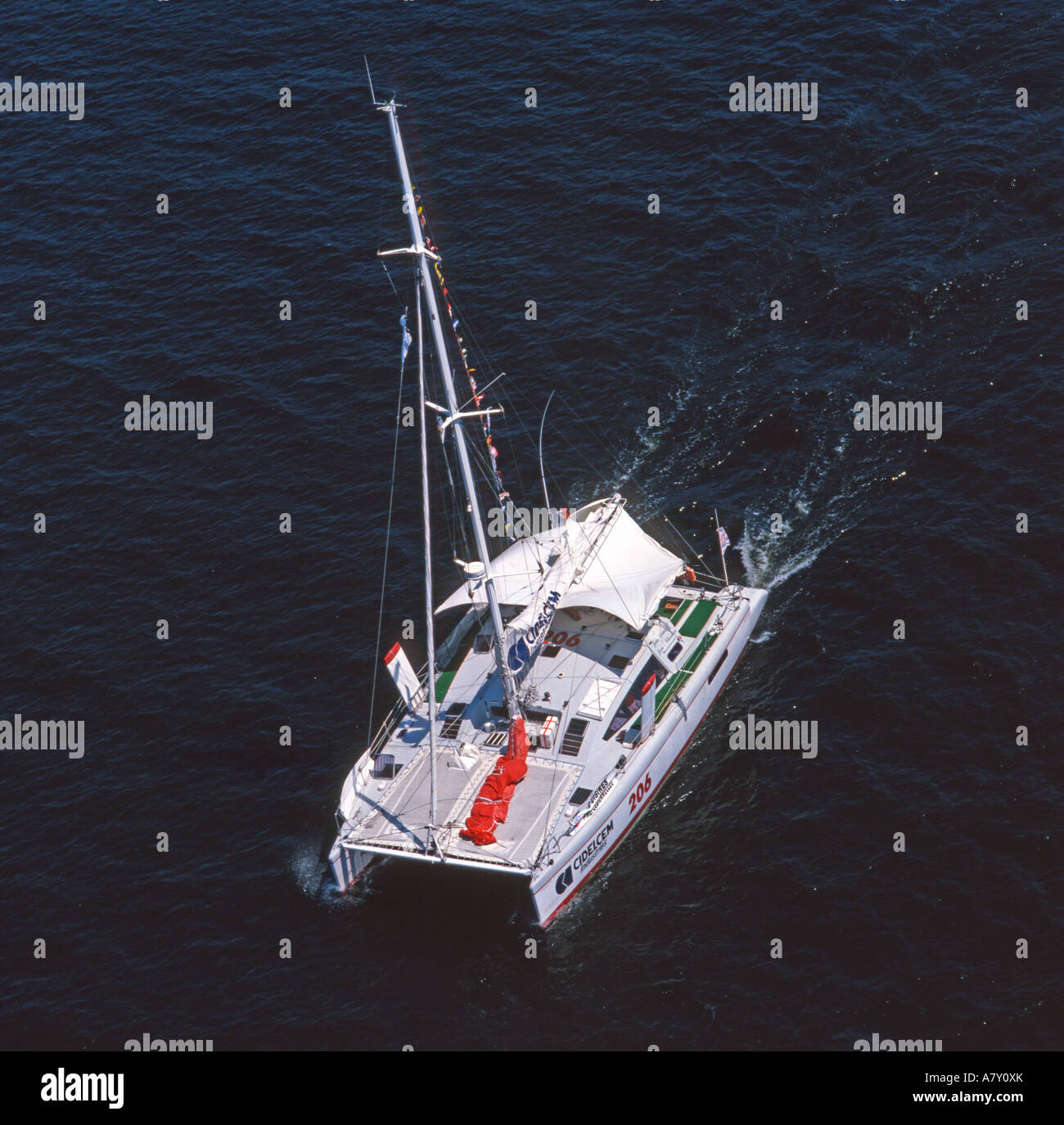 Catamaran, River Seine, Normandy, France Stock Photo - Alamy
