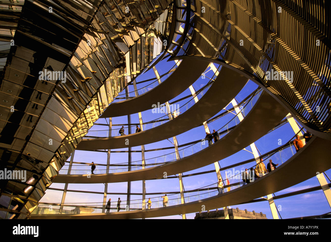 Europe, Germany, Berlin. Reichstag roof dome Stock Photo - Alamy