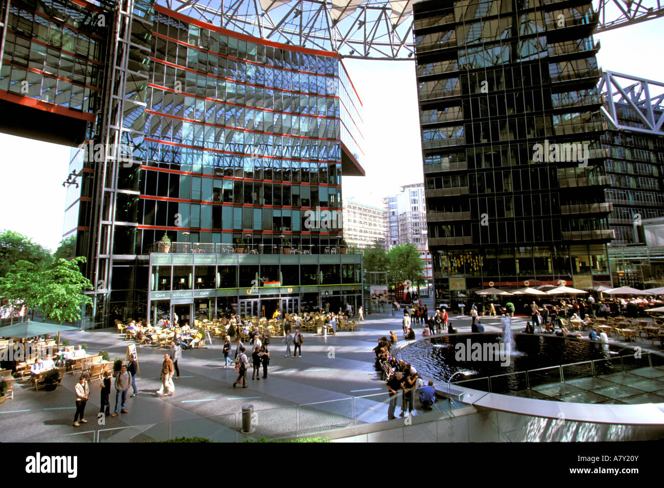 Dome of the sony center hi-res stock photography and images - Alamy