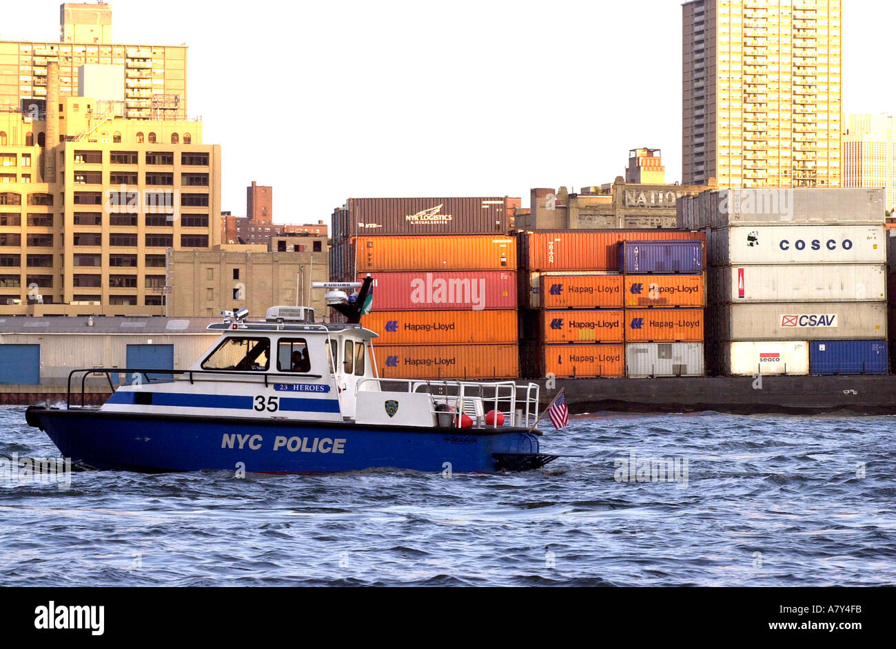 Nypd Police Boat In New High Resolution Stock Photography and Images ...
