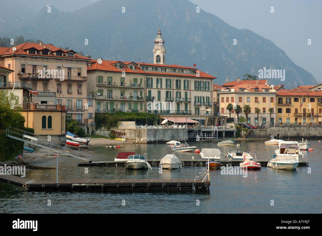 Italy, Lake Como, Menaggio waterfront Stock Photo - Alamy