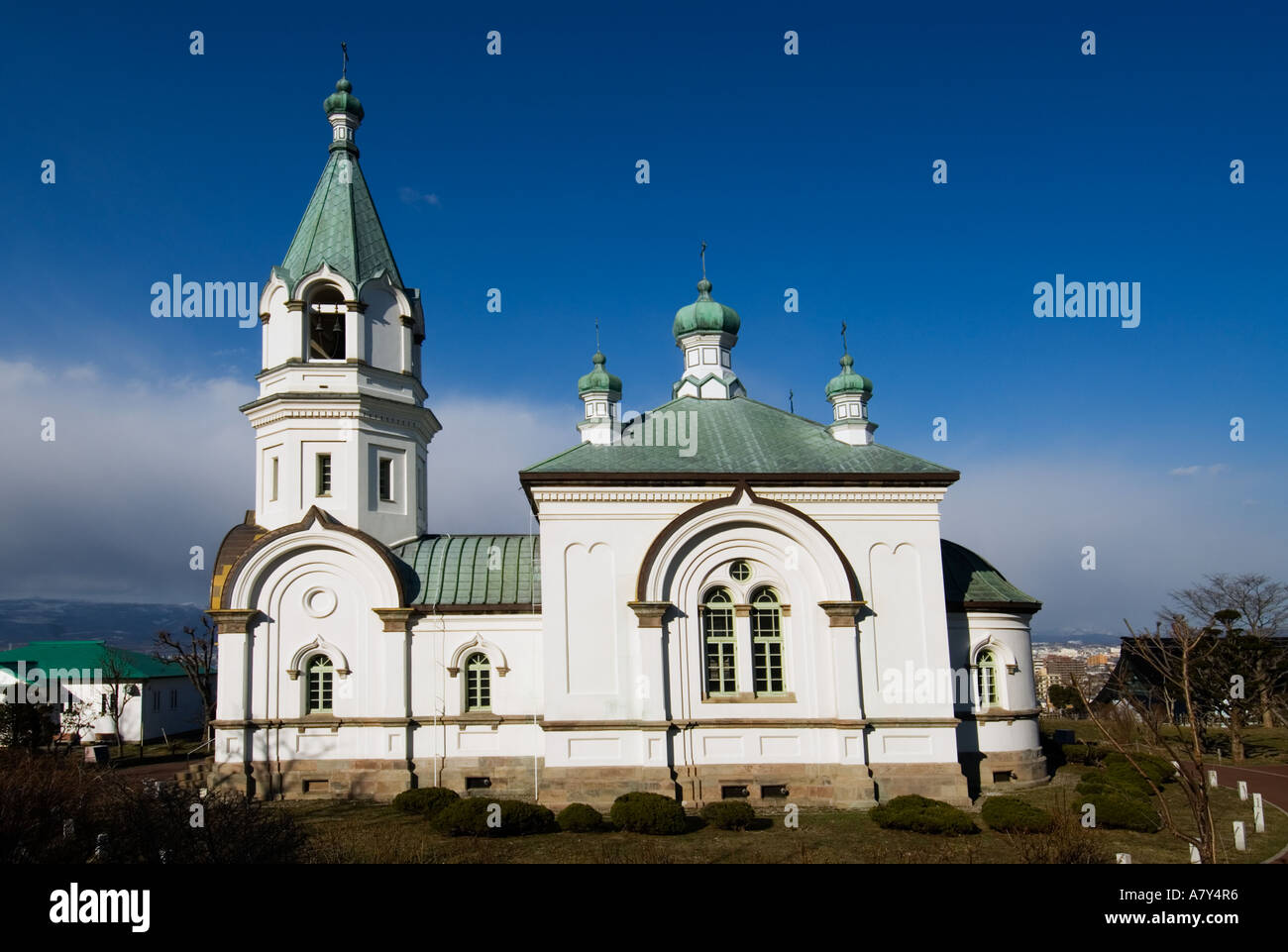 Russian Orthodox Church in Hakodate Hokkaido Japan Stock Photo - Alamy