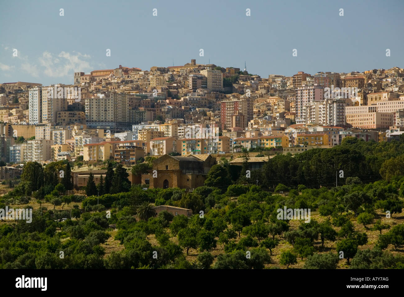 Modern city of agrigento hi-res stock photography and images - Alamy
