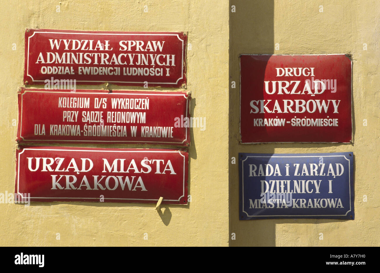Poland street signs hi-res stock photography and images - Alamy