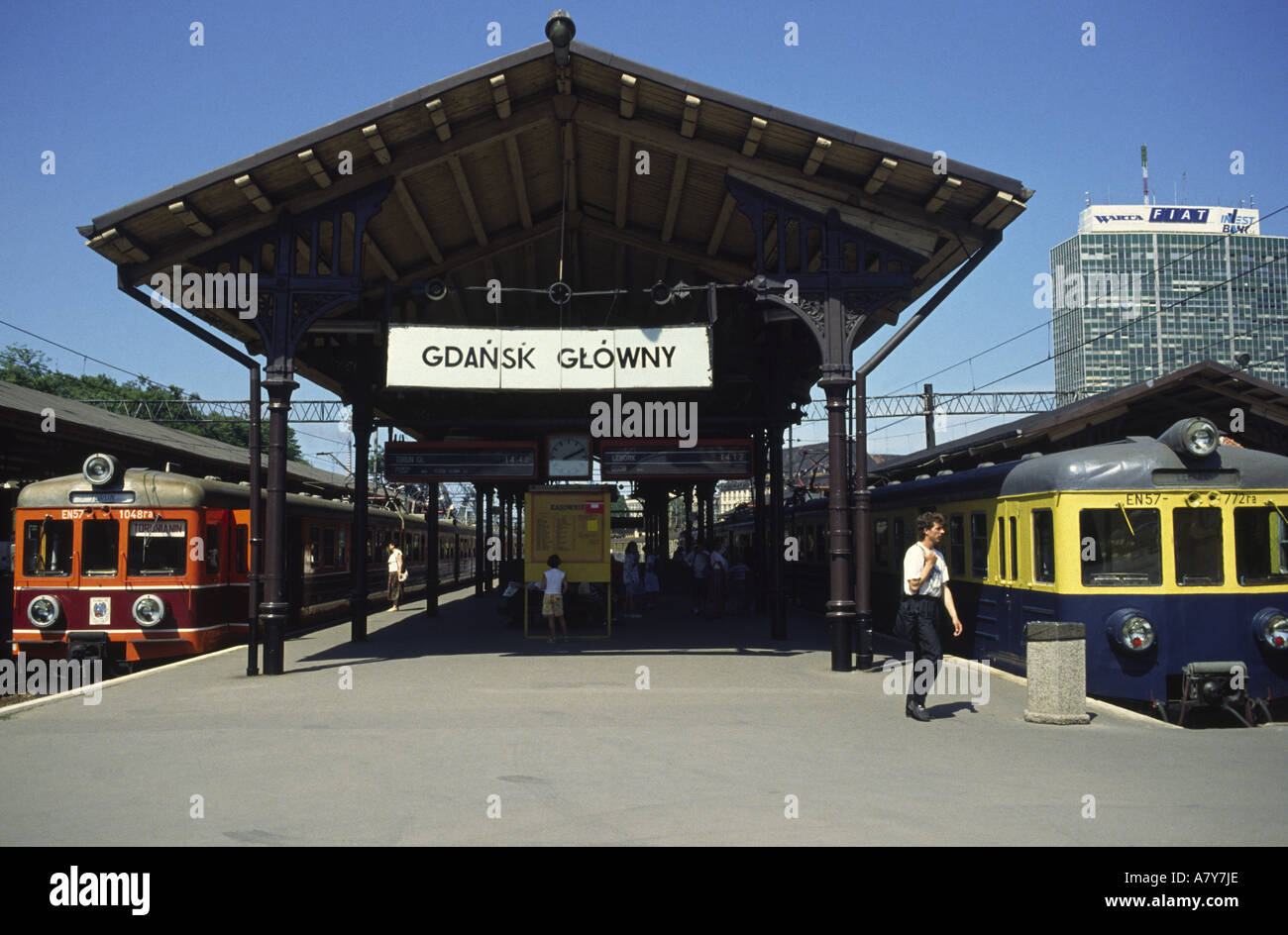Gdansk Railway Station Poland Stock Photo - Alamy