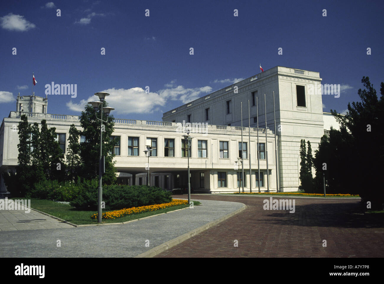 Parliament Warsaw Poland Stock Photo - Alamy