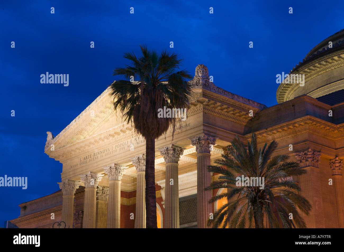 Italy, Sicily, Palermo, Teatro Massimo Opera House Stock Photo - Alamy