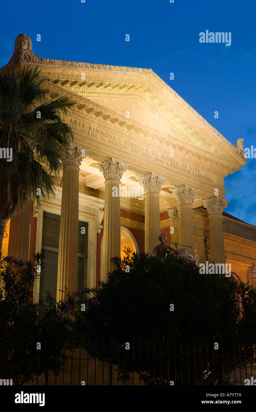 Italy, Sicily, Palermo, Teatro Massimo Opera House Stock Photo - Alamy
