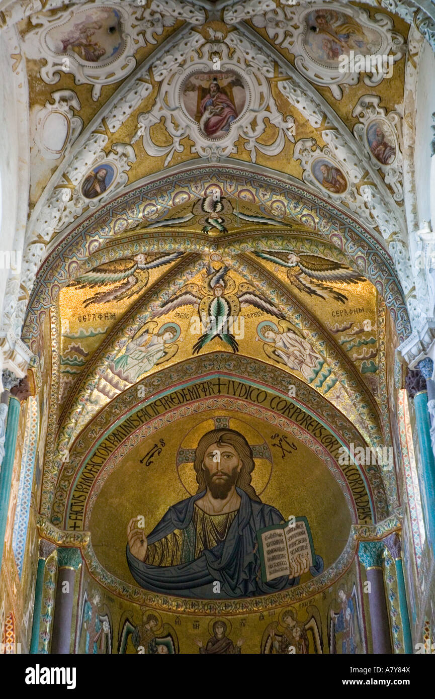 Christ pantocrator cefalu hi-res stock photography and images - Alamy