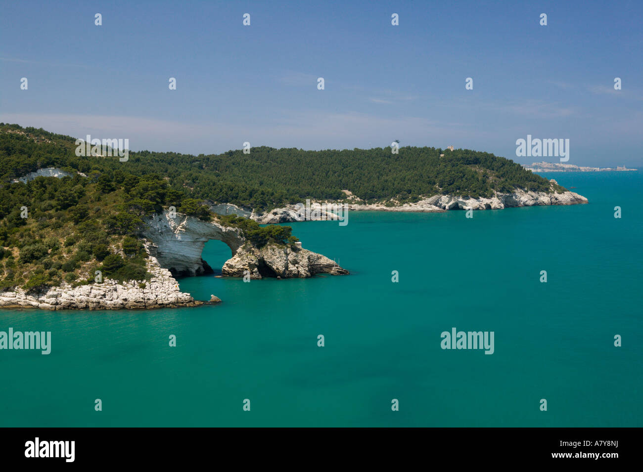 Italy, Puglia, Promontorio del Gargano, Testa dei Gargano, Rocks ...