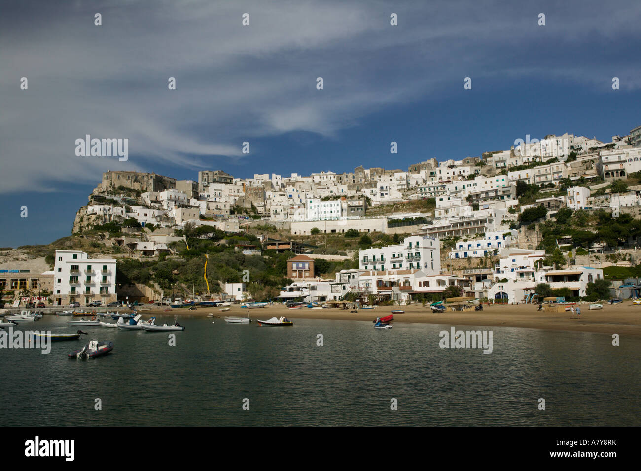 Peschici promontorio del gargano puglia hi-res stock photography and ...