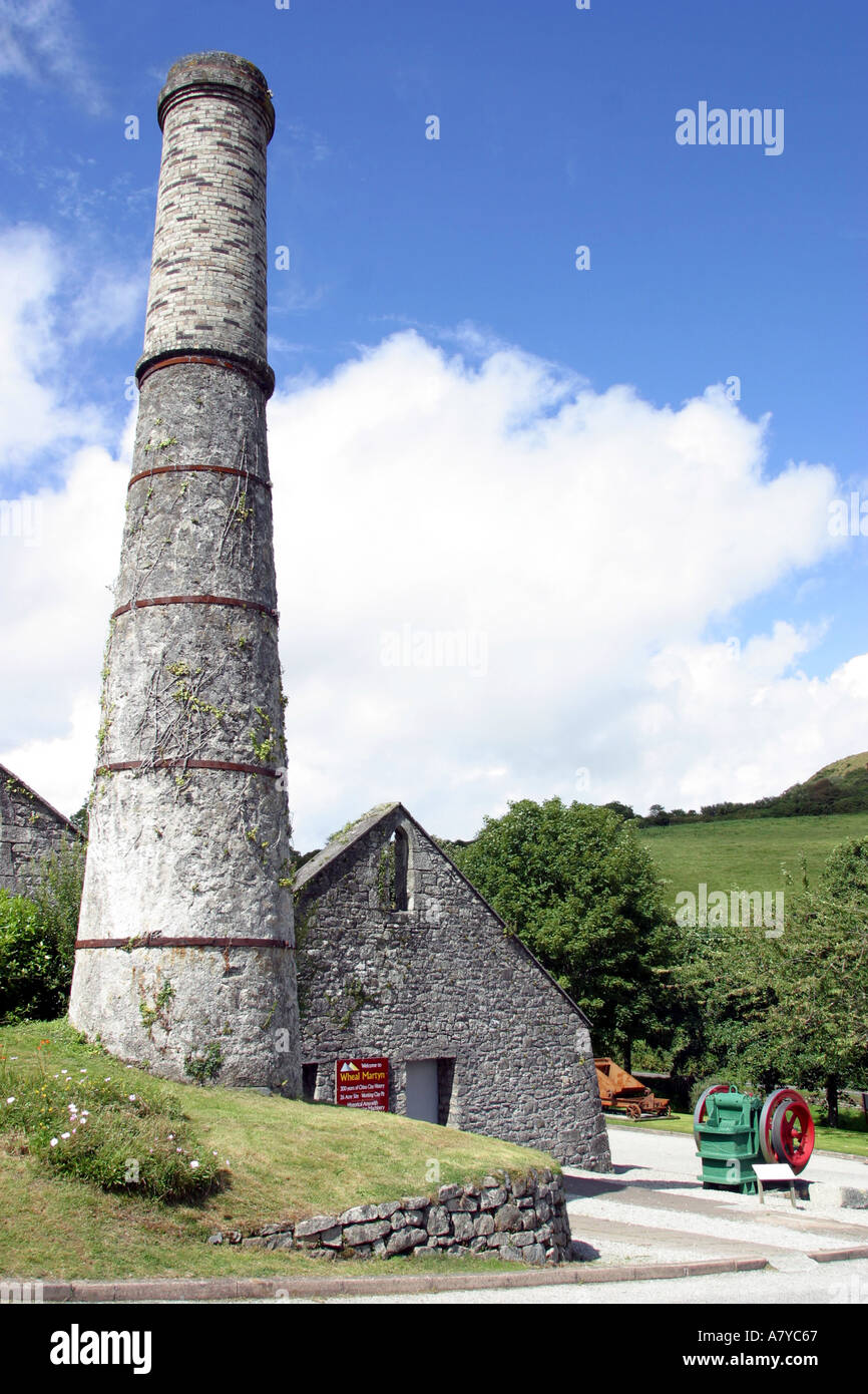 Wheal Martyn China Clay Museum St Austell Cornwall UK Stock Photo - Alamy