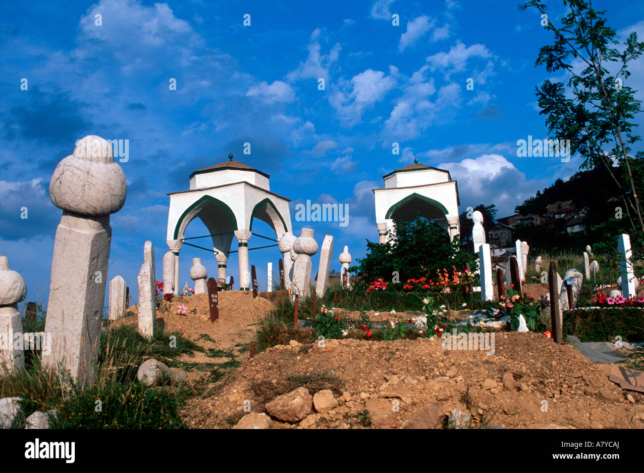 Old Turkish cemetary Stock Photo - Alamy