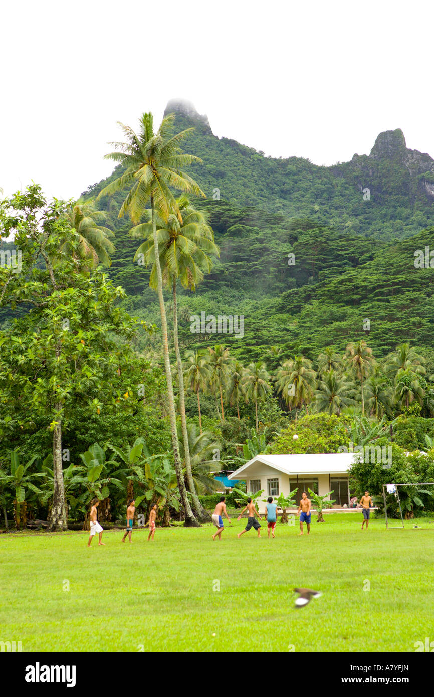 Tahiti green field hi-res stock photography and images - Alamy