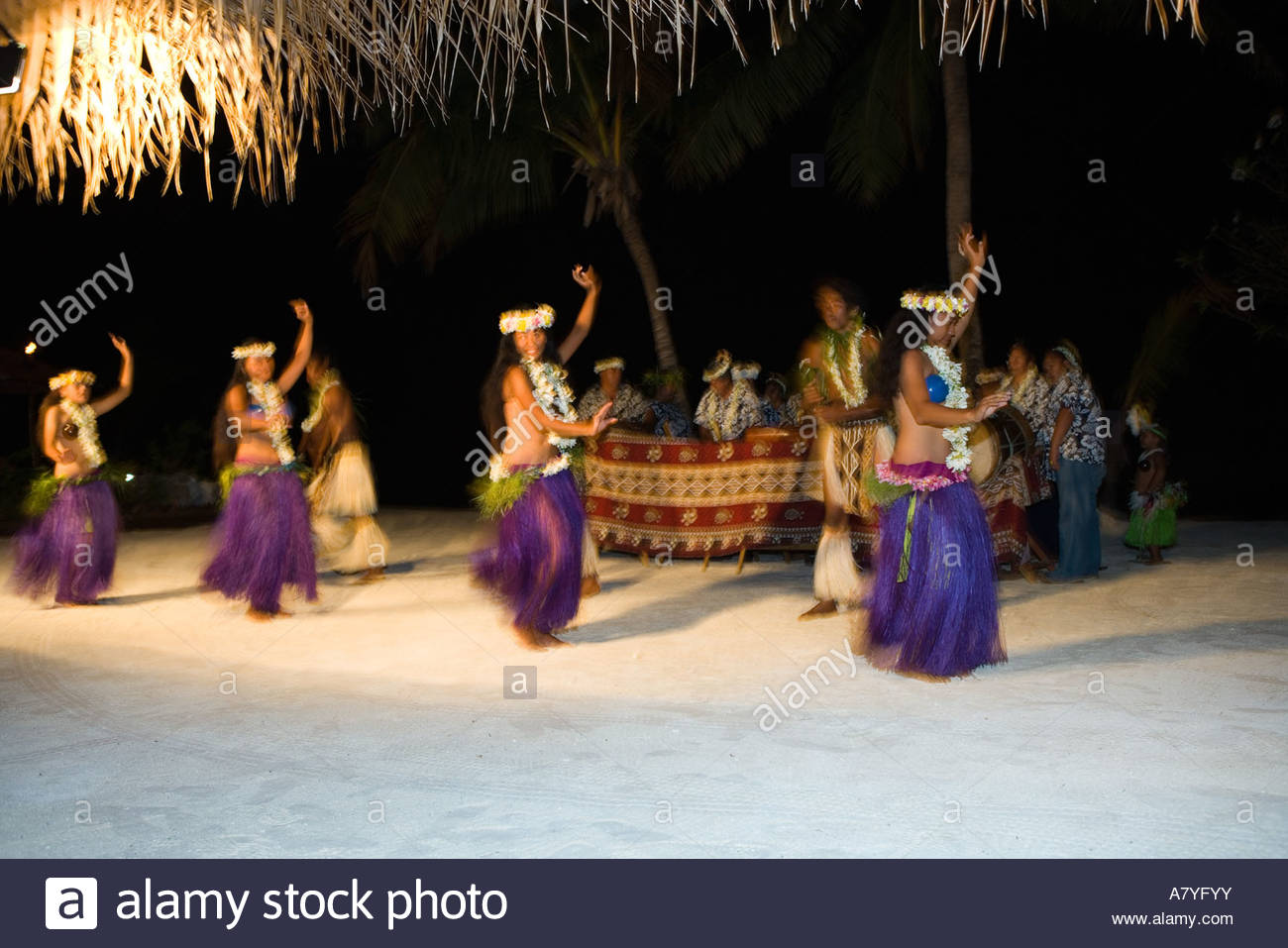 Oceania Polynesia Cook Islands Aitutaki High Resolution Stock ...